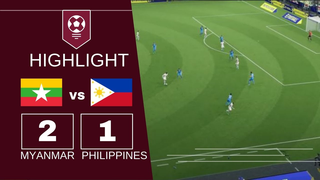 Myanmar Vs Philippines U22 Men's Football Match 2025/26 - YouTube
