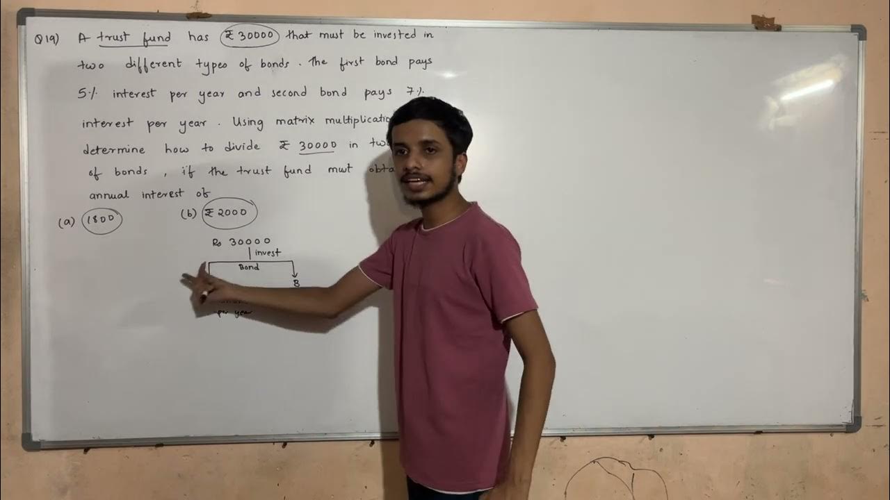 (Goa Board) Matrices : 05 : Problems based on add, Subtract and Multiplication of matrices part ...