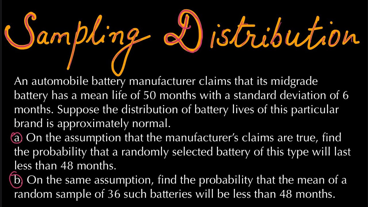 Sampling Distribution Normal Distribution Solved Examples 3 YouTube sampling-distribution-normal-distribution-solved-examples-3-youtube