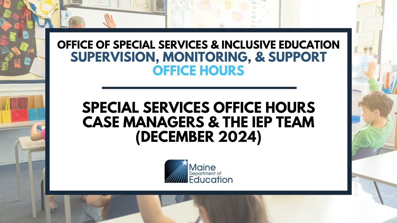 Special Services Office Hours - How Community Case Manager Can Help the ...