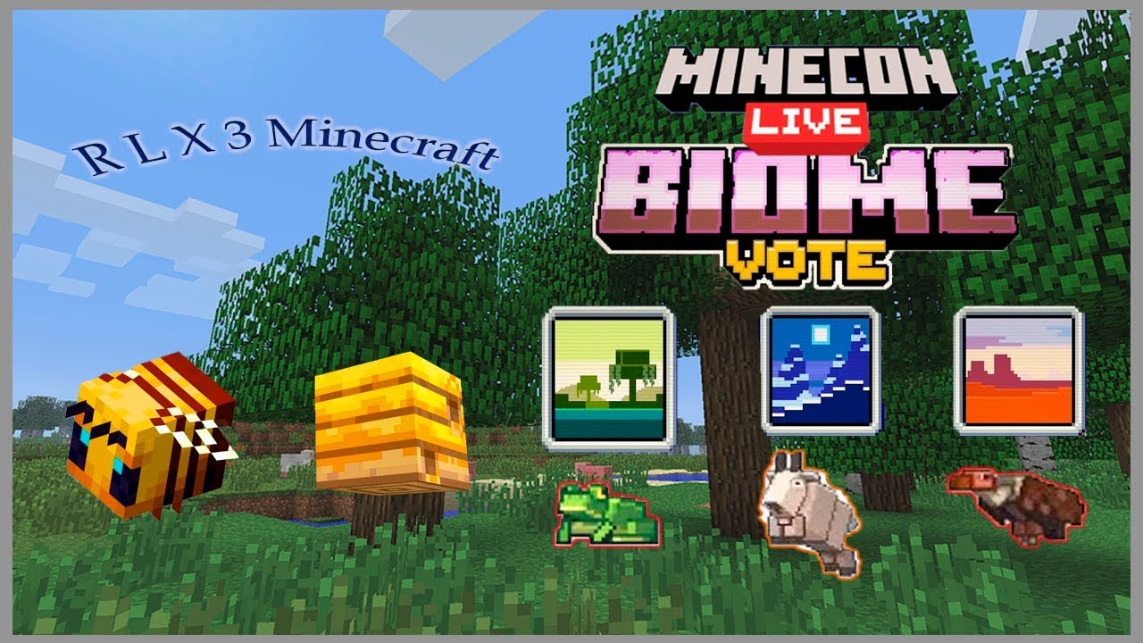 INFORMACION SOBRE LA MINECON LIVE - YouTube
