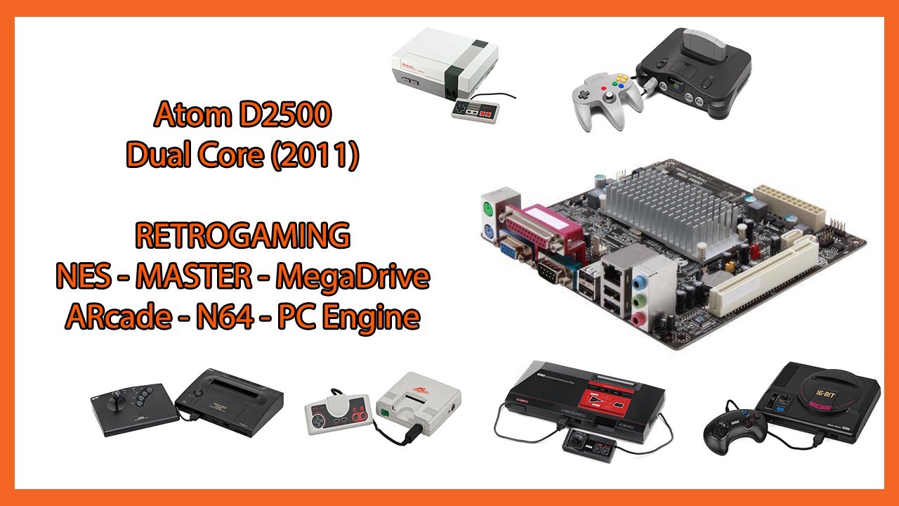 Retro Gaming - PC antigo - Intel Atom D2500 (2011) - YouTube