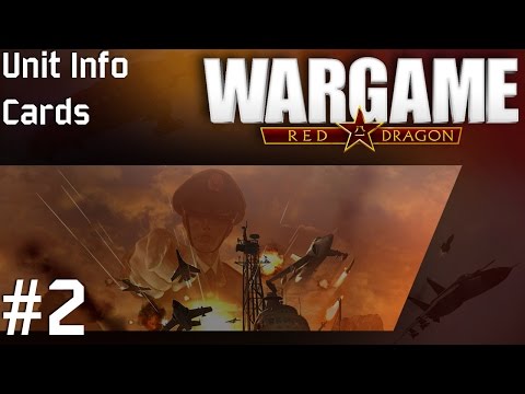 Wargame: Red Dragon Extensive Tutorial #2 - Unit Info Cards