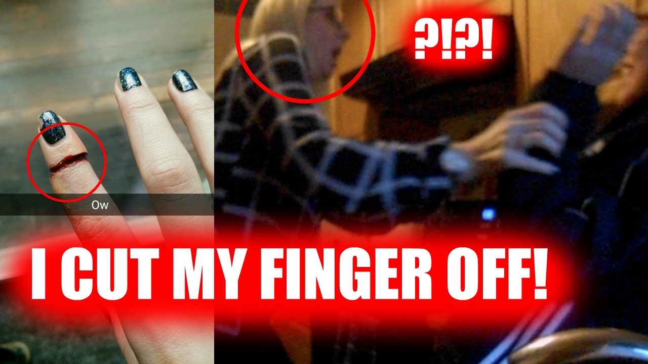 I CUT MY FINGER OFF! PRANK - YouTube
