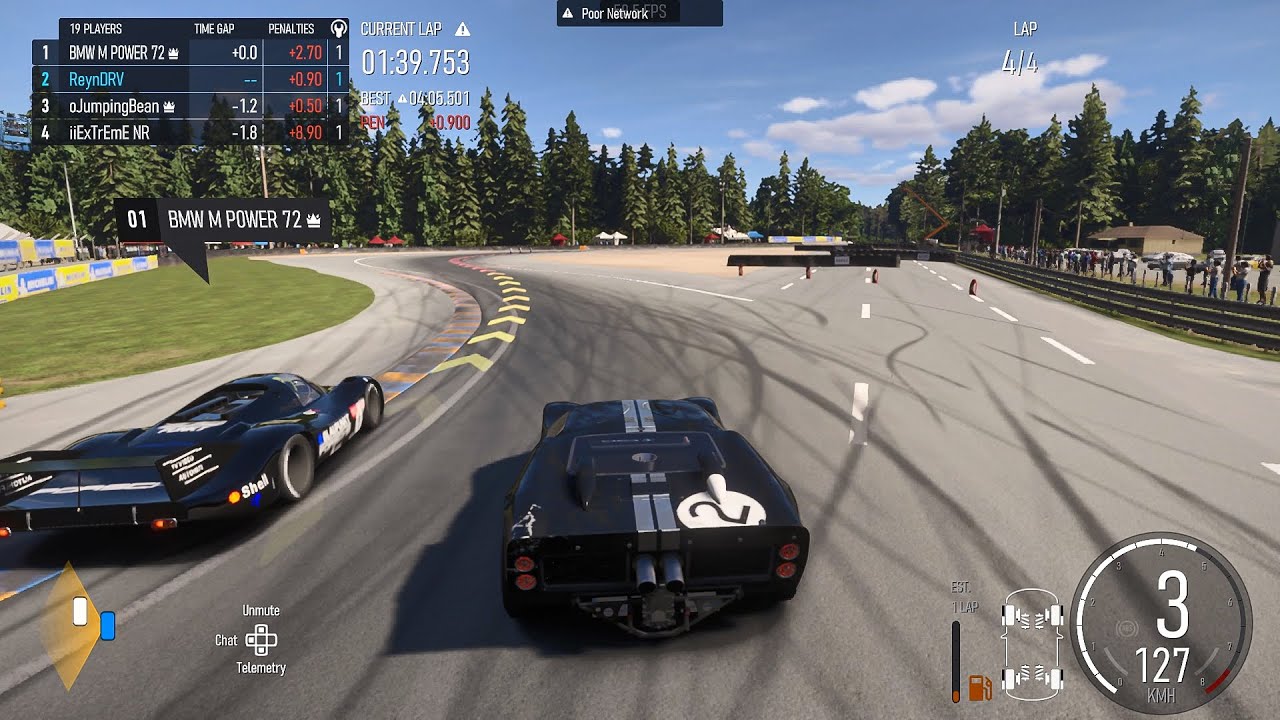 Ford GT40 MK II in an Epic Race at Le Mans (Forza Motorsport) - YouTube