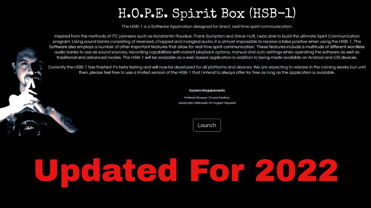 Is The UPDATED HOPE HSB1 Spirit Box App The Best App for Beginners? Our ...