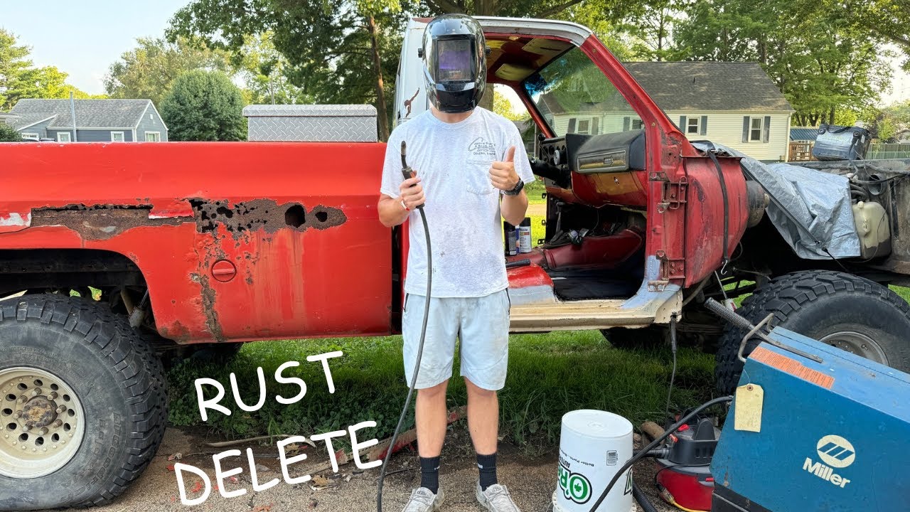 Fixing up my rotted Squarebody Chevy part 1: new floors and rockers ...