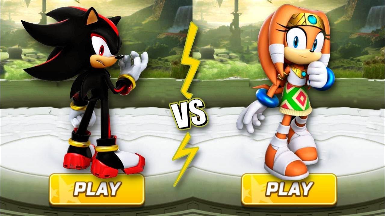 Sonic Forces Speed Battle - Shadow Vs Tikal and Boscage Maze Sonic New ...