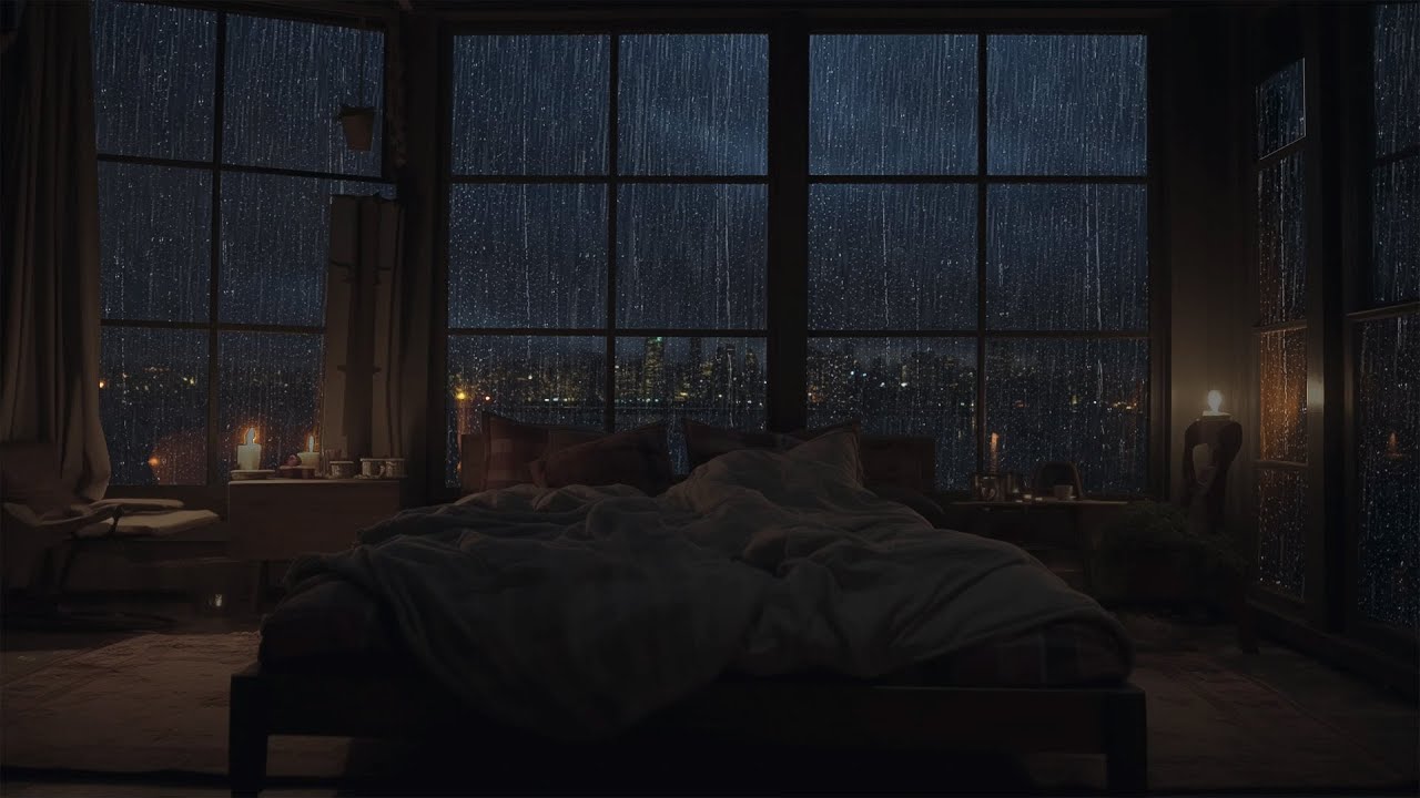 Rain Sounds for Sleep | Wish you Good Night | Relaxing Immediately with ...