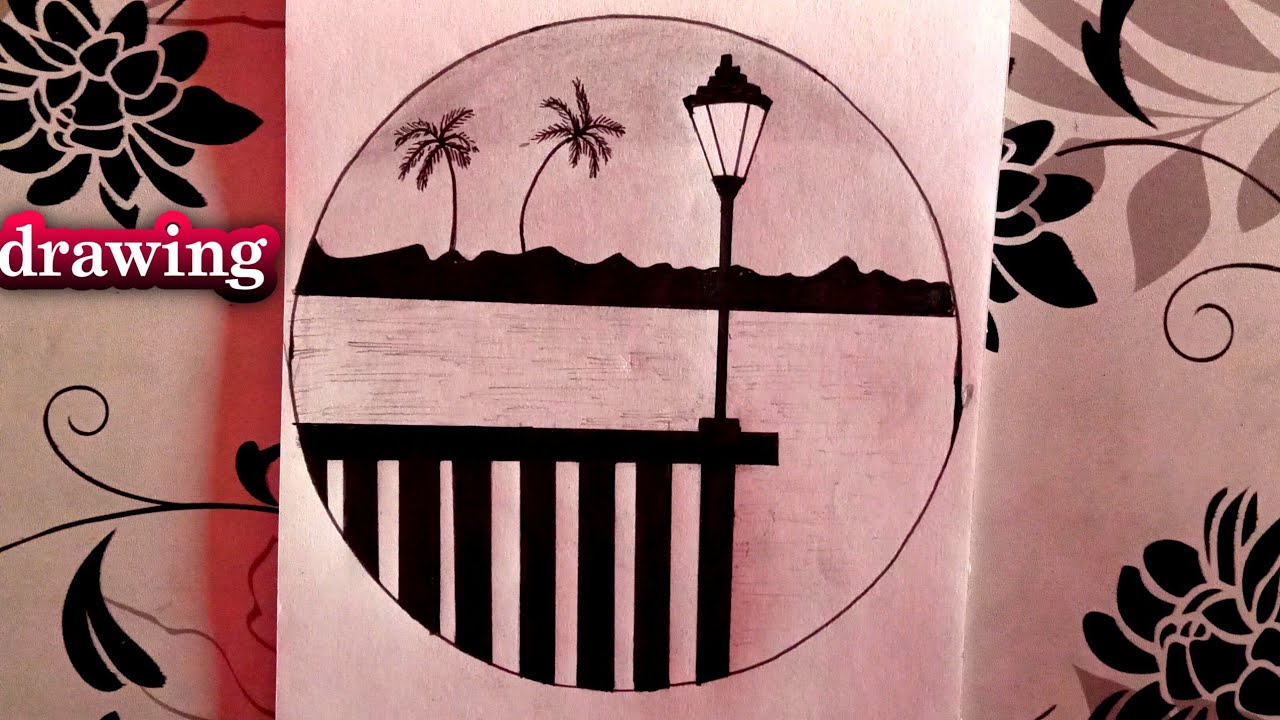 EASY CIRCAL DRAWING || STEP BY STEP|| Simple drawing art||! - YouTube