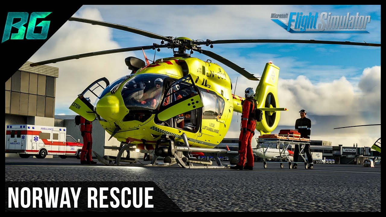 Norway Rescue Hpg Airbus H145 Action Pack Msfs Youtube