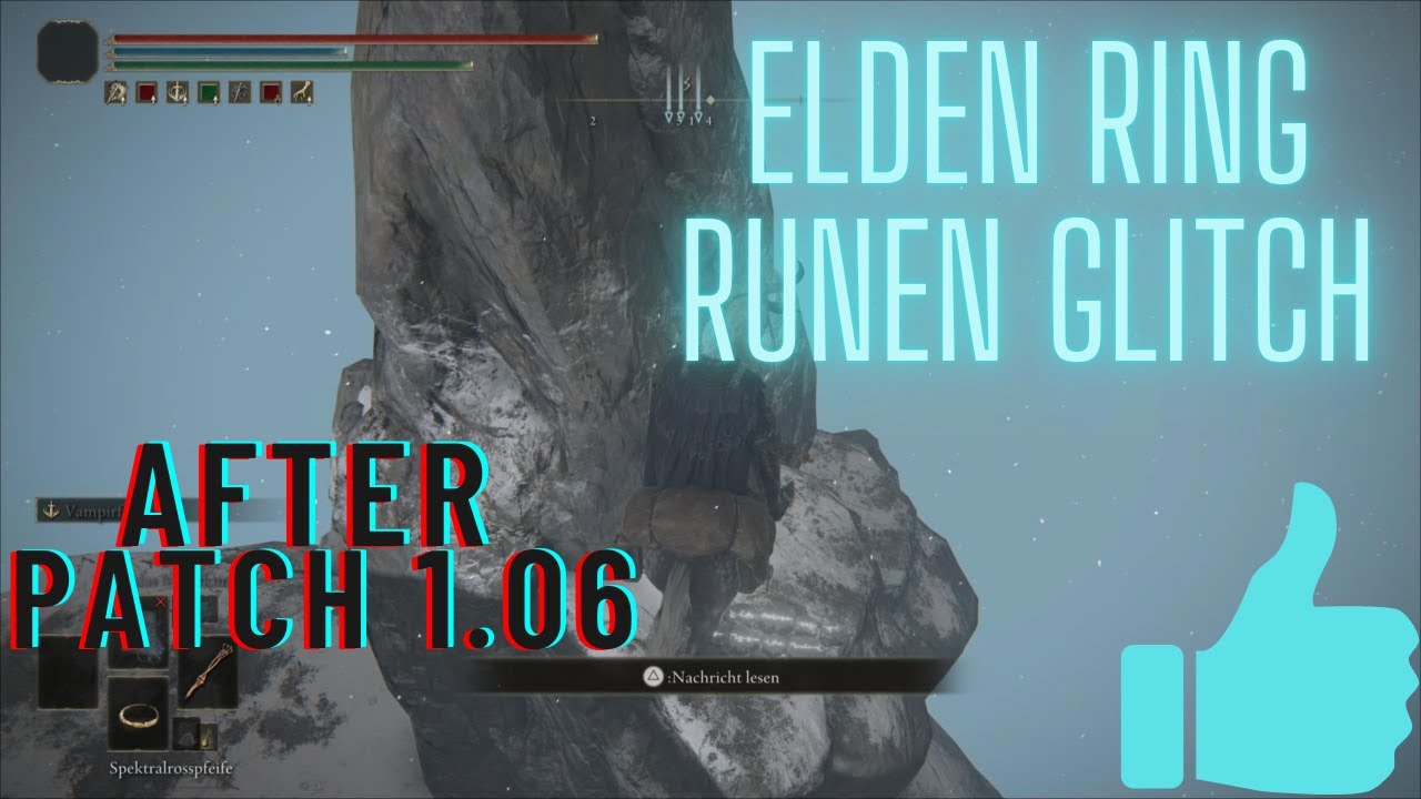 Elden Ring: Runen Glitch - After Patch 1.06! - YouTube