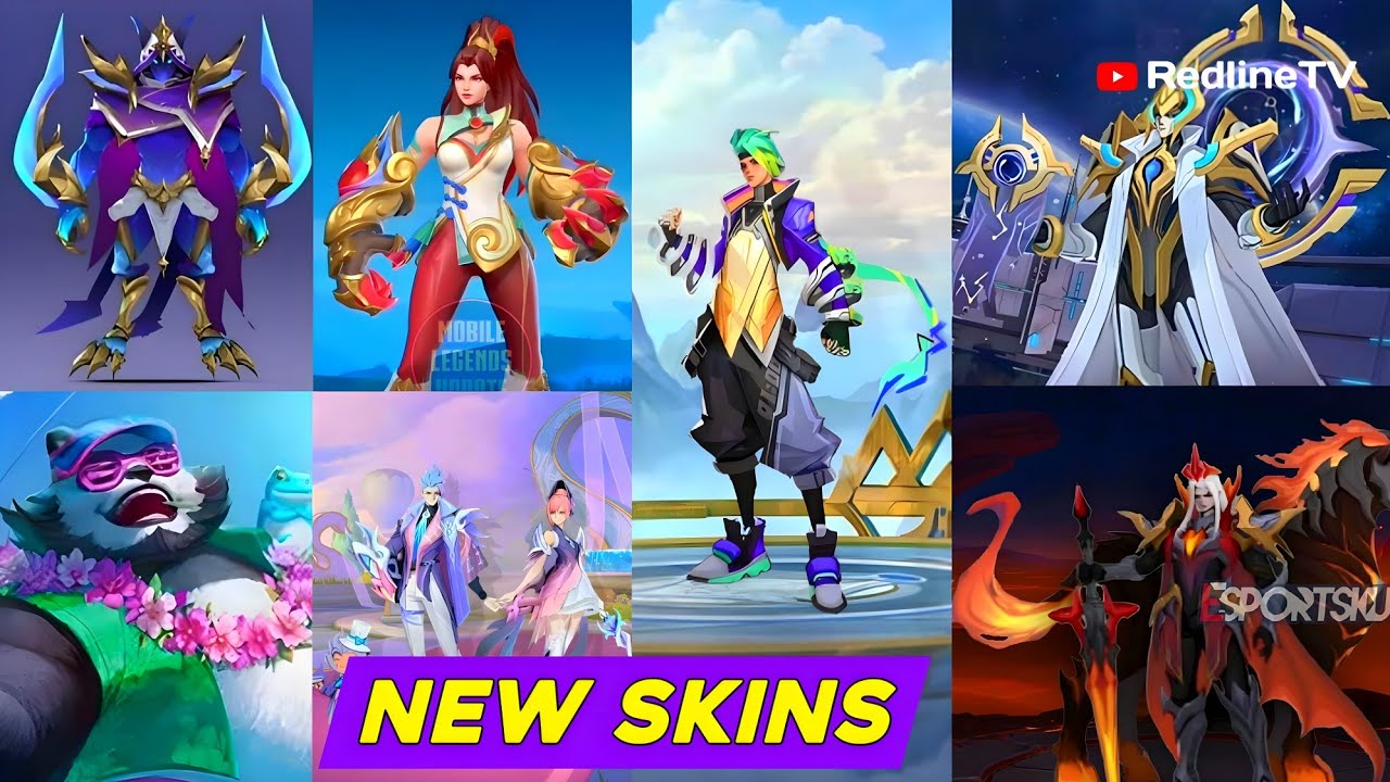 UPCOMING 10+ NEW SKINS & REVAMPED SKINS IN MOBILE LEGENDS (2022/2023) - YouTube