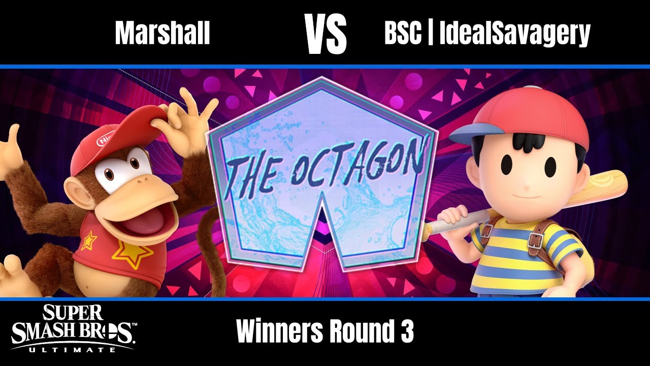 Marshall (Diddy Kong) vs BSC | IdealSavagery (Ness) - Ultimate Winners ...