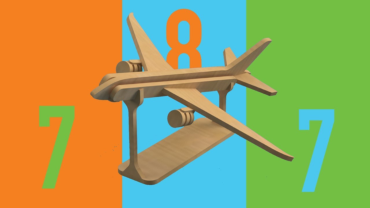 BOEING 787 Fabrication and Creation [Laser Cut & Fusion 360] - YouTube