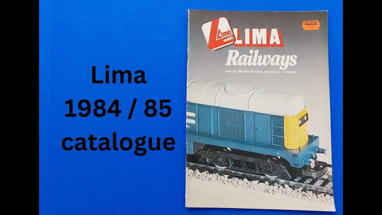 Lima model railways catalogue 1984 / 1985 full look through from ...