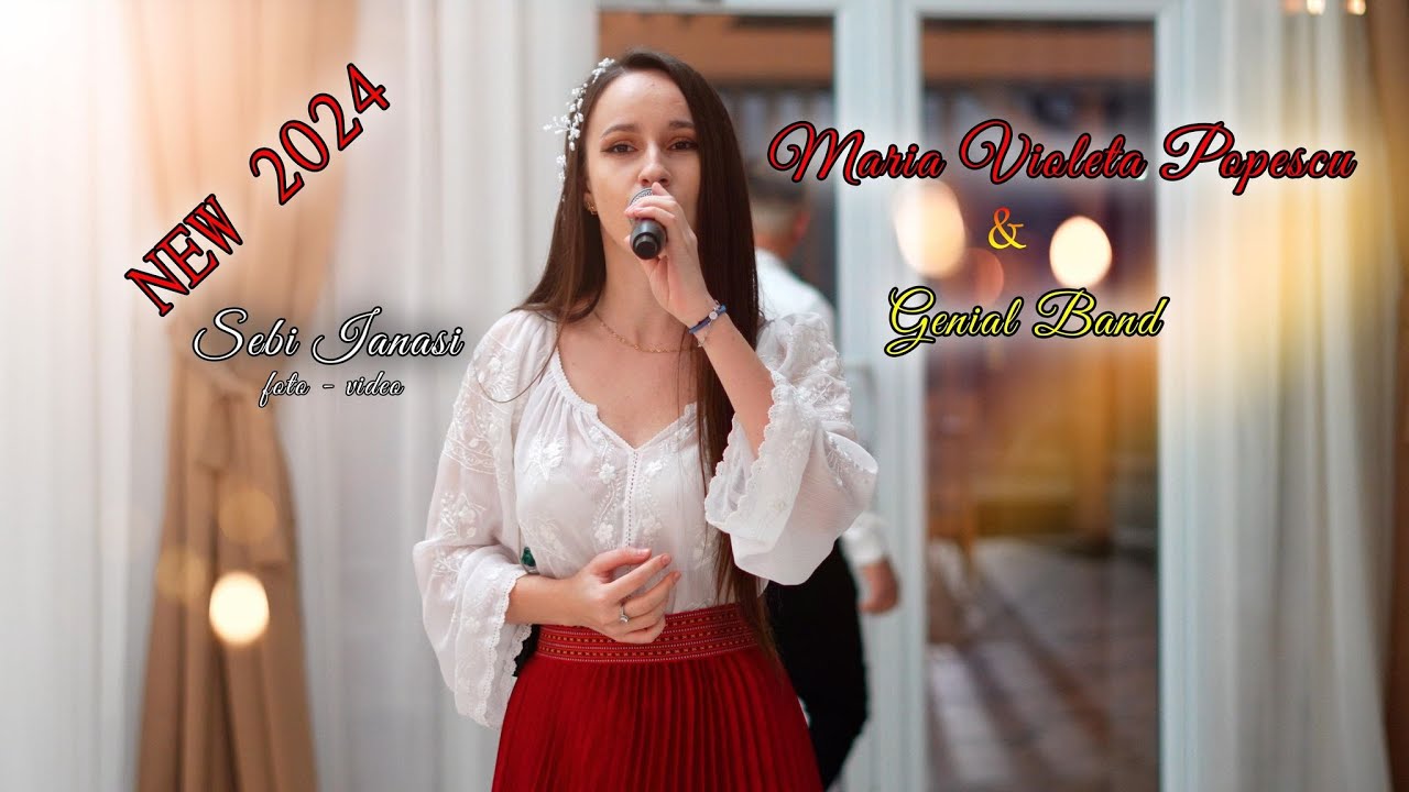Maria Violeta Popescu si Formatia Genial Band- COVER Ascultari 2024 4K ...