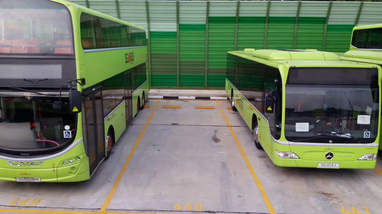 [SBST] SG5441R | SBST Seletar Bus Depot Carnival Tour and Bus Wash Tour ...