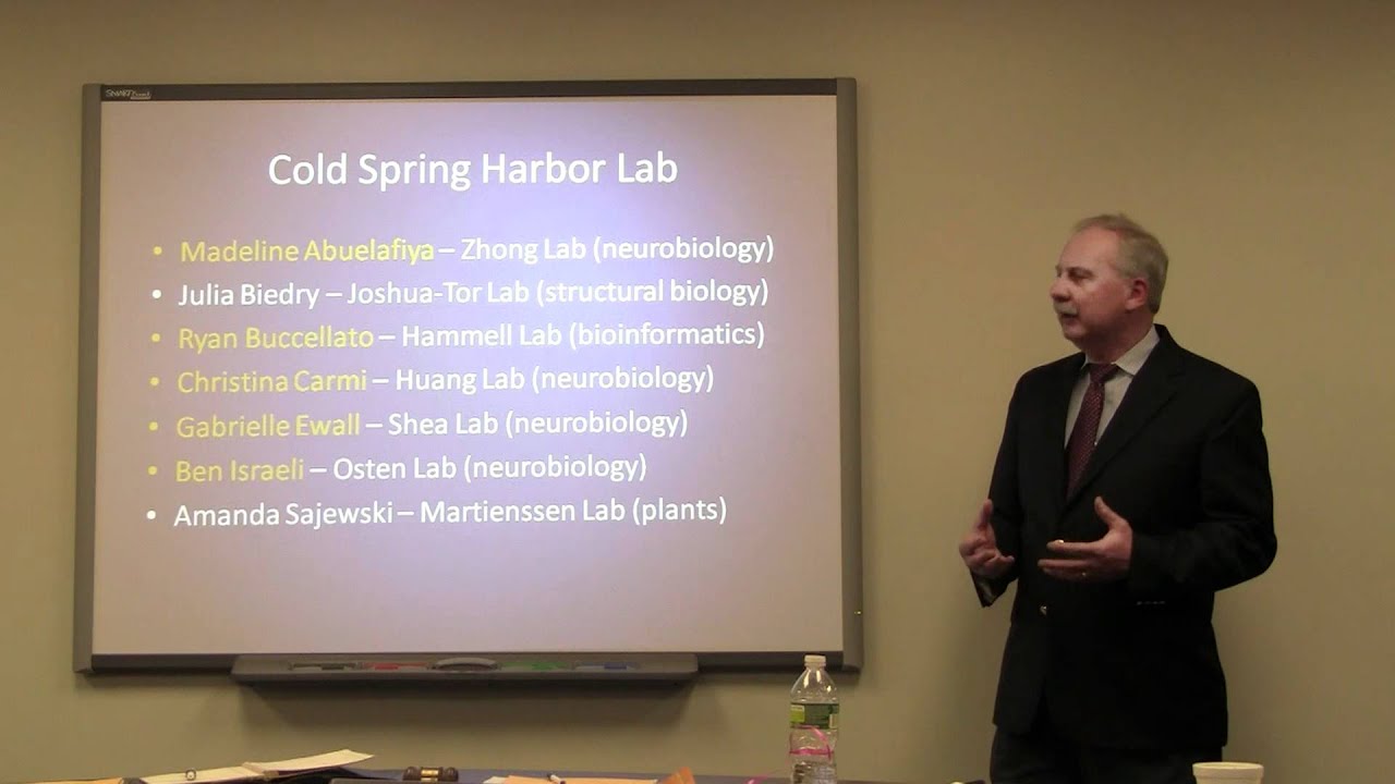 Cold Spring Harbor Schools Research Program 2-14-2012 - YouTube