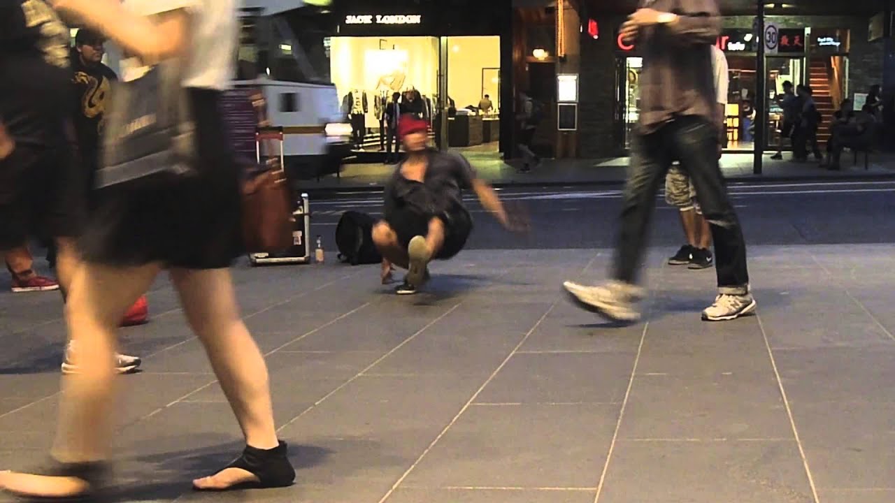 Small world on street - YouTube
