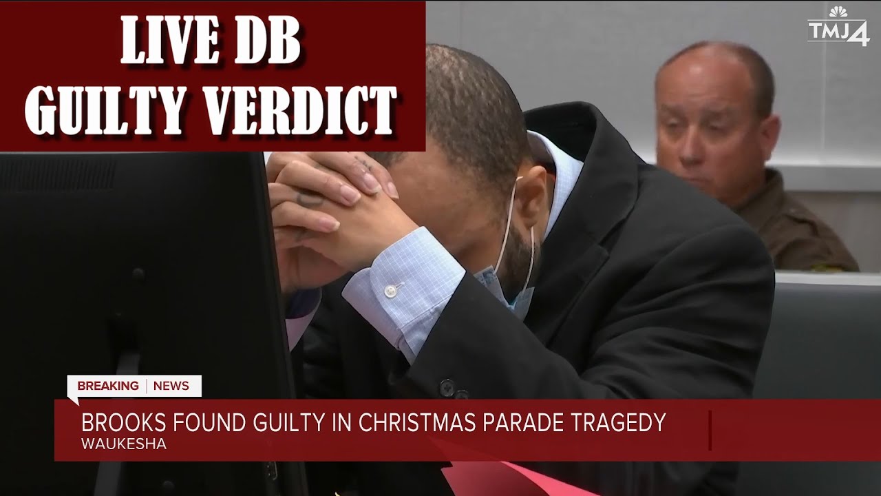 LIVE DERRELL BROOKS FOUND GUILTY - YouTube