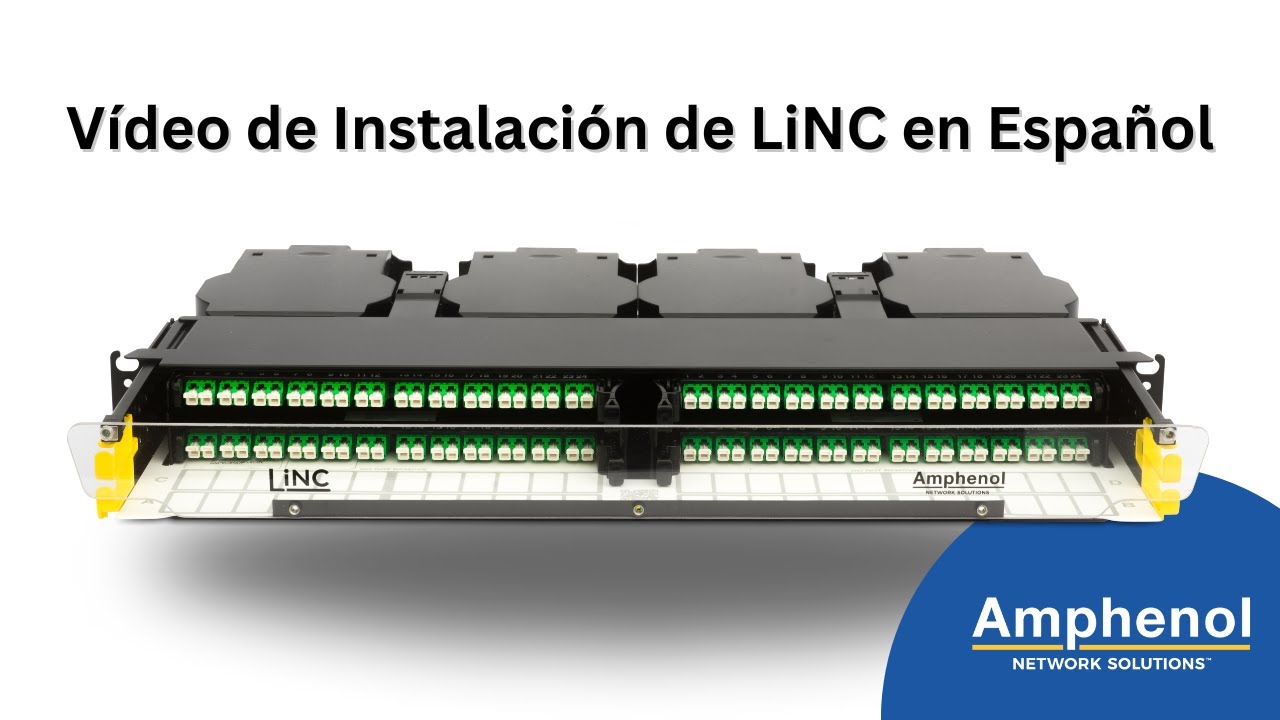 Amphenol Network Solutions LiNC® Installation Video - Español - YouTube