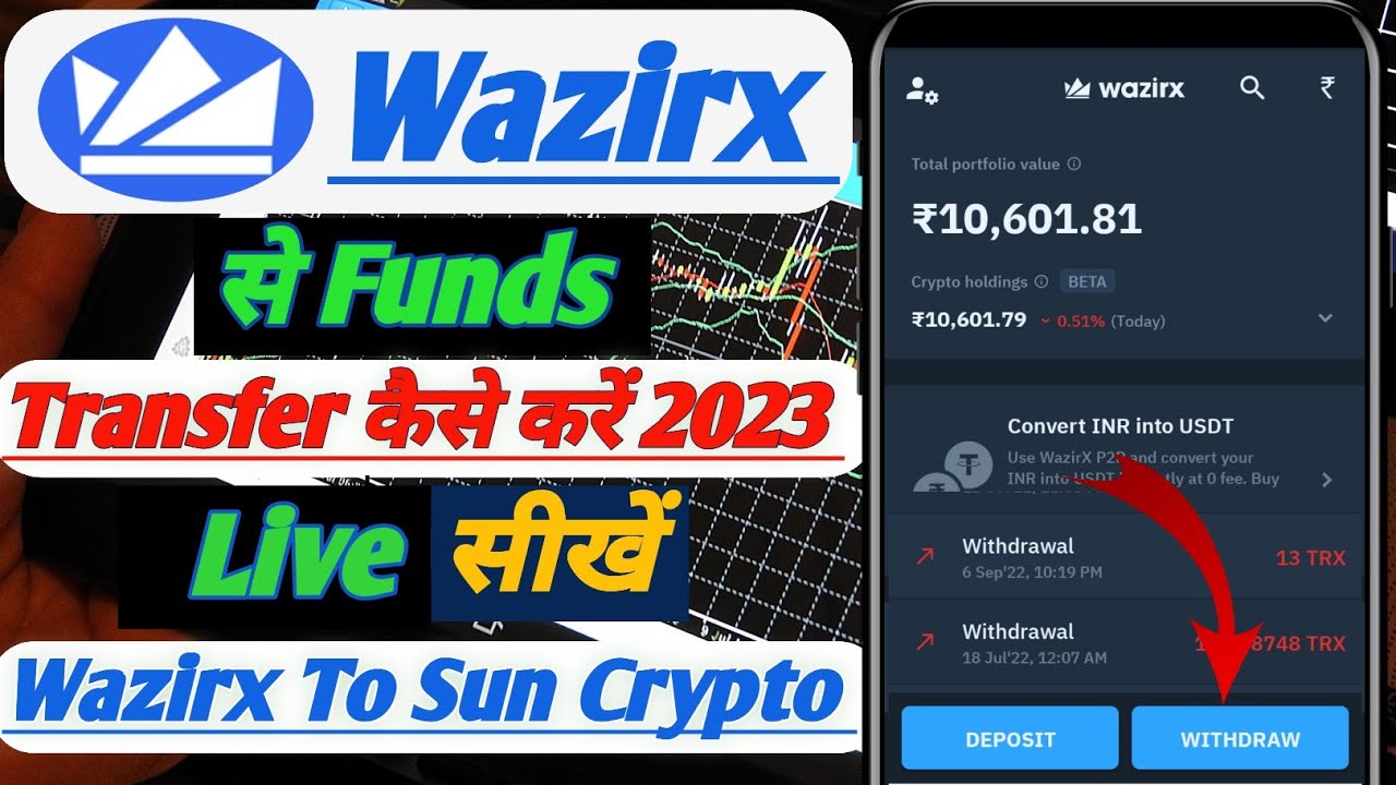 🔥Wazirx Coin Transfer Wazirx To Sun Crypto Transfer | Wazirx Fund ...
