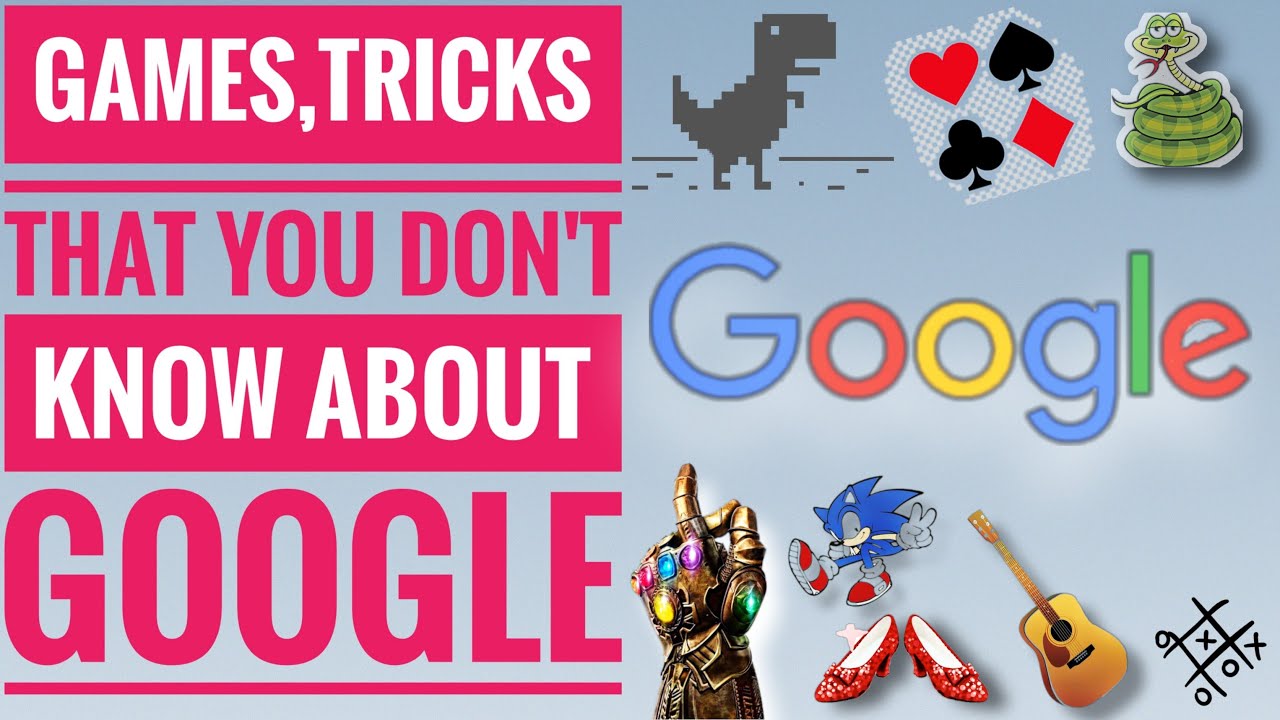 Tricks that you dont know about GOOGLE - YouTube