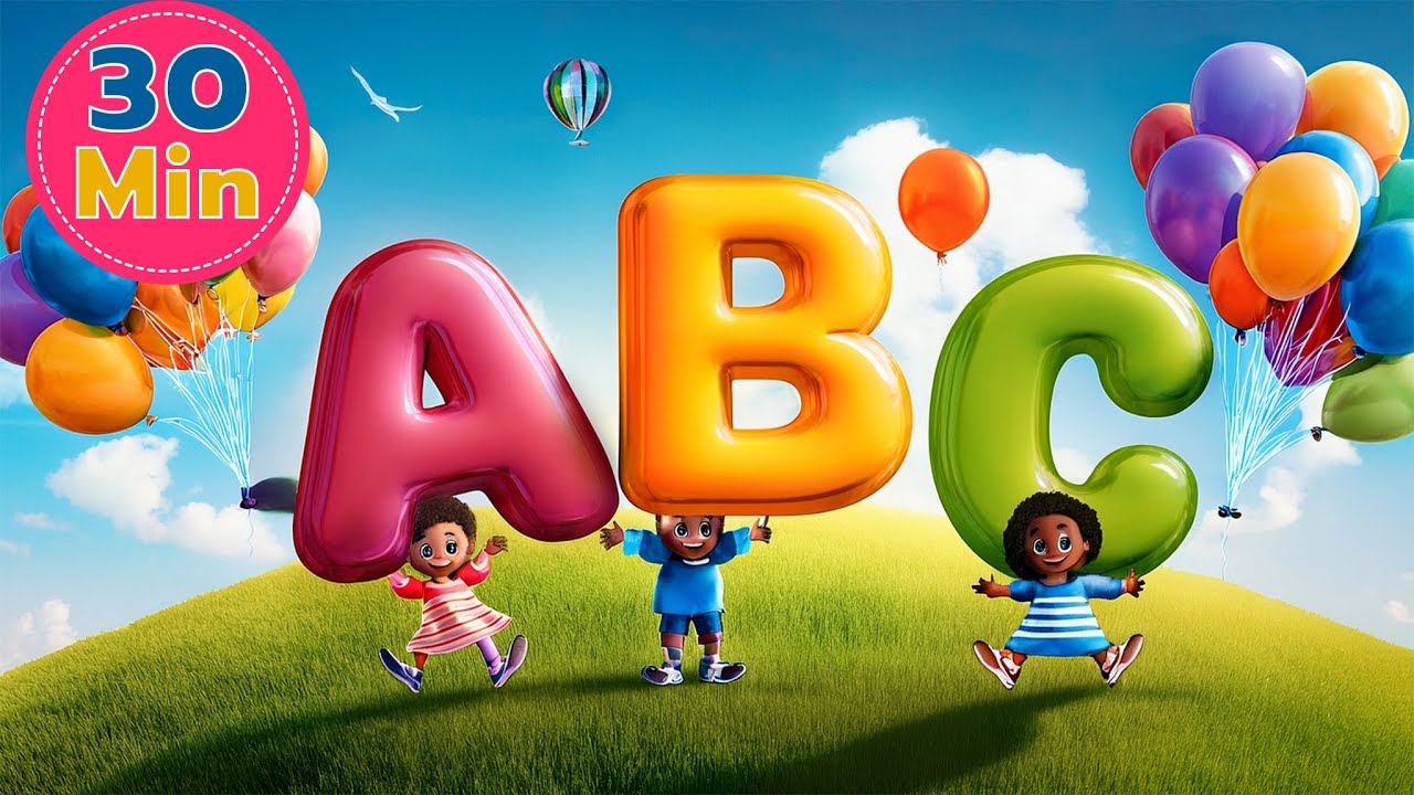 ABC Alphabet Song for Kids | Learn Letters A to Z with Fun Animation 30 ...