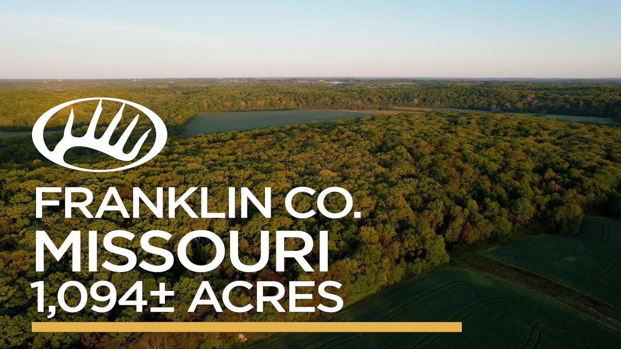 Franklin County, MO 1,094± Acres - YouTube
