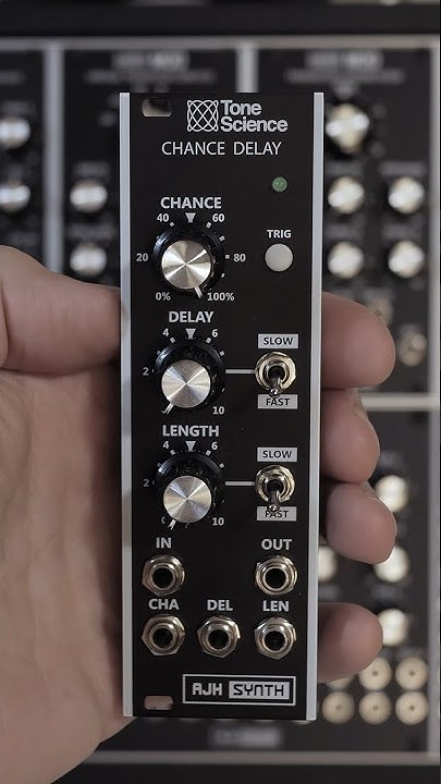 NEW MODULE! CHANCE DELAY voltage-controlled probability/random gate delay #eurorack #shorts ...