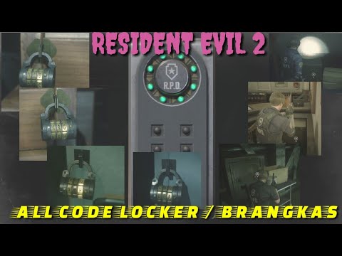 Resident Evil 2 Remake - Unlock every Safe & All Locker Room | Code ...