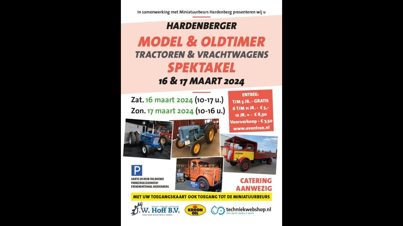 Model & Oldtimer Spektakel 16 & 17 maart 2024 in Hardenberg met ...