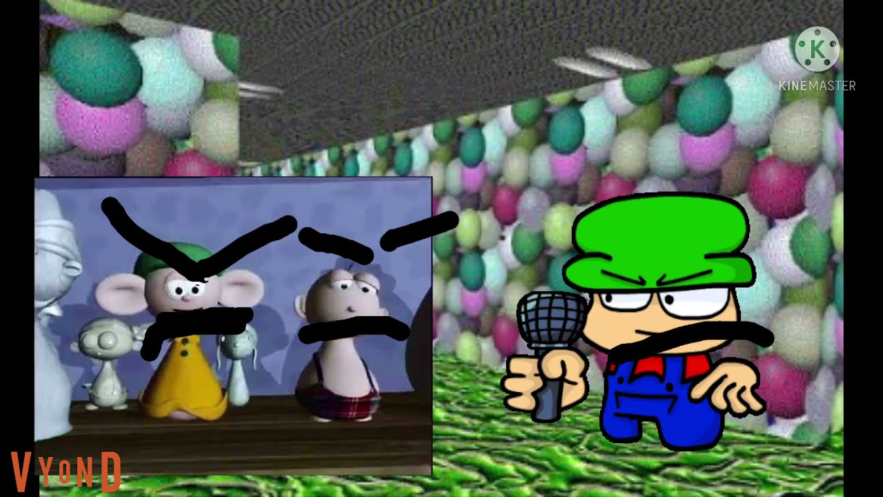 bambi fnf Destroy the buildings/Grounded - YouTube