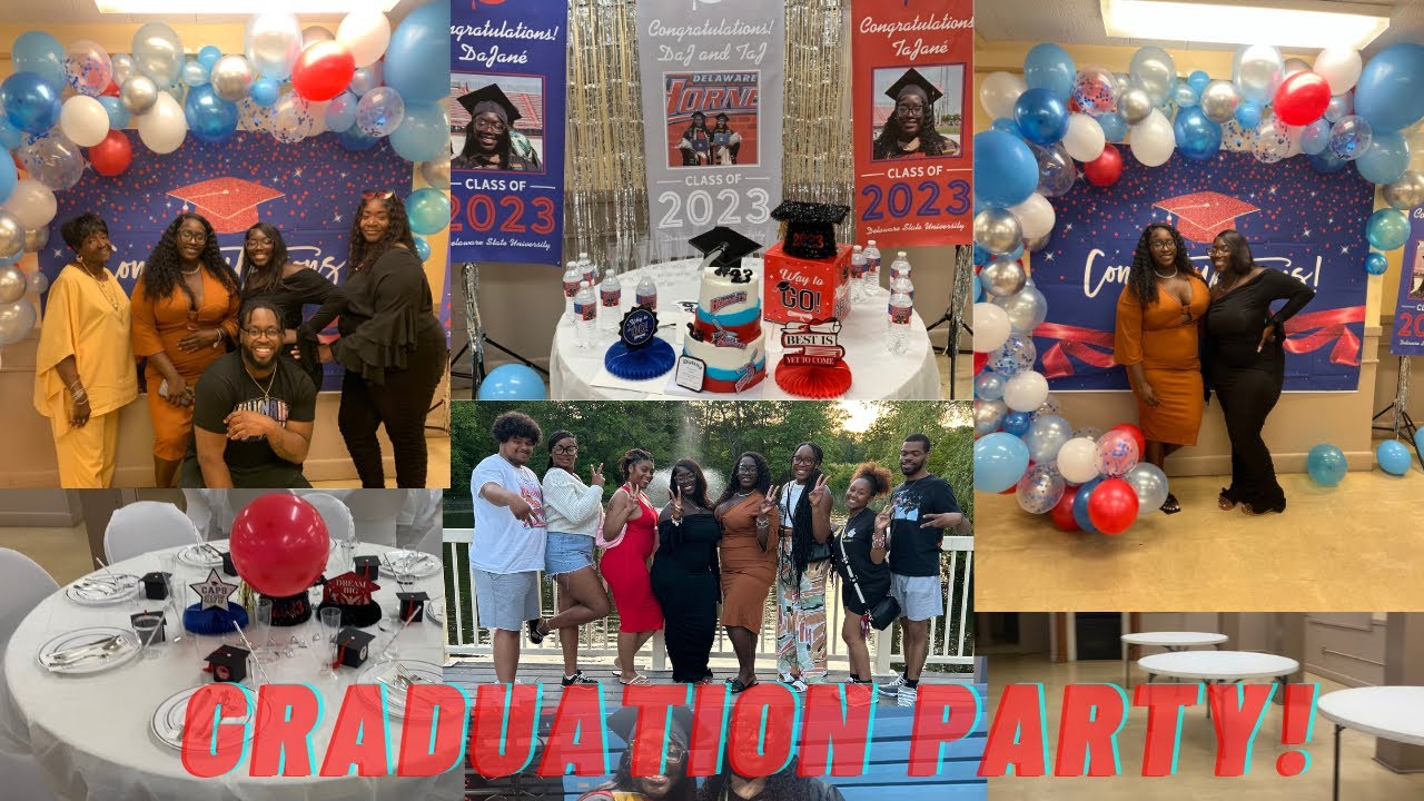 COLLEGE GRADUATION PARTY!! I 💙 ️ MY HBCU🎓 #graduationparty #dsu - YouTube