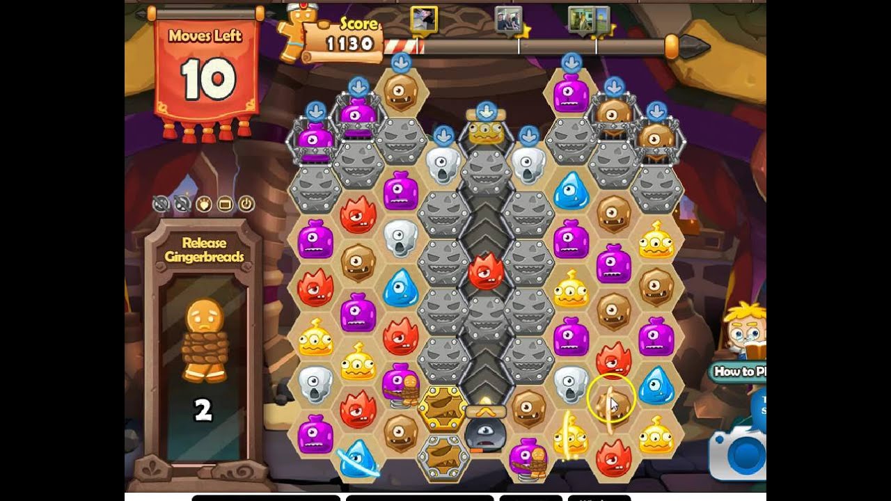 Monster Busters Hexa Blast Stage 752 - YouTube