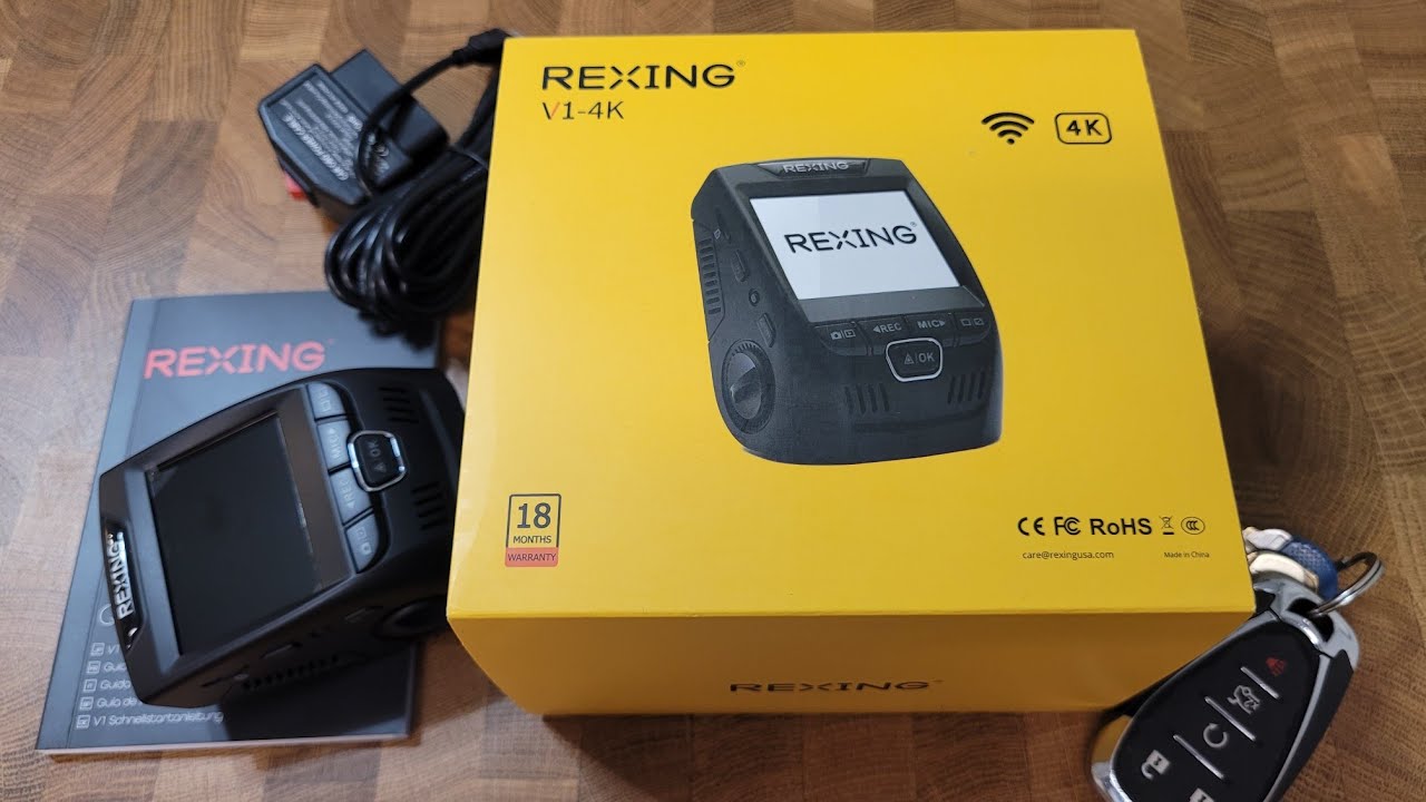 REXING V1-4K Wi-Fi DASH CAM - #Unboxing | EverDave - YouTube