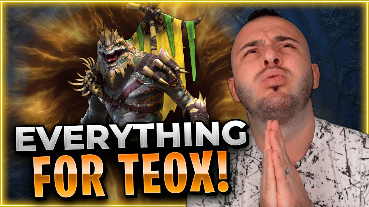 DON'T DO WHAT I DID!! All My Sacreds For Legate Teox Raid: Shadow ...
