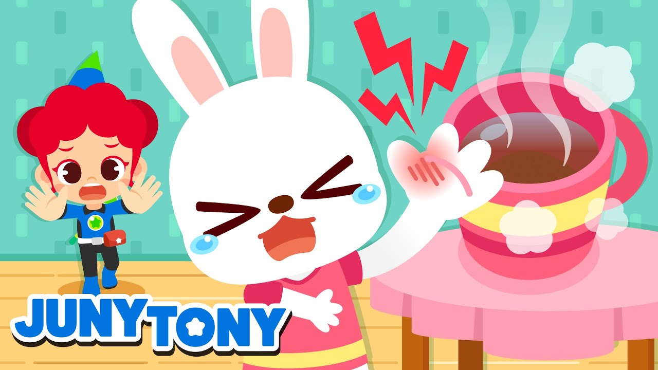 Be Careful, It’s Hot! | JunyTony to the Rescue 🚨 | Safety Song for Kids ...