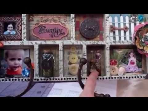 Tim Holtz Configurations Printer's Tray (part 2) - YouTube