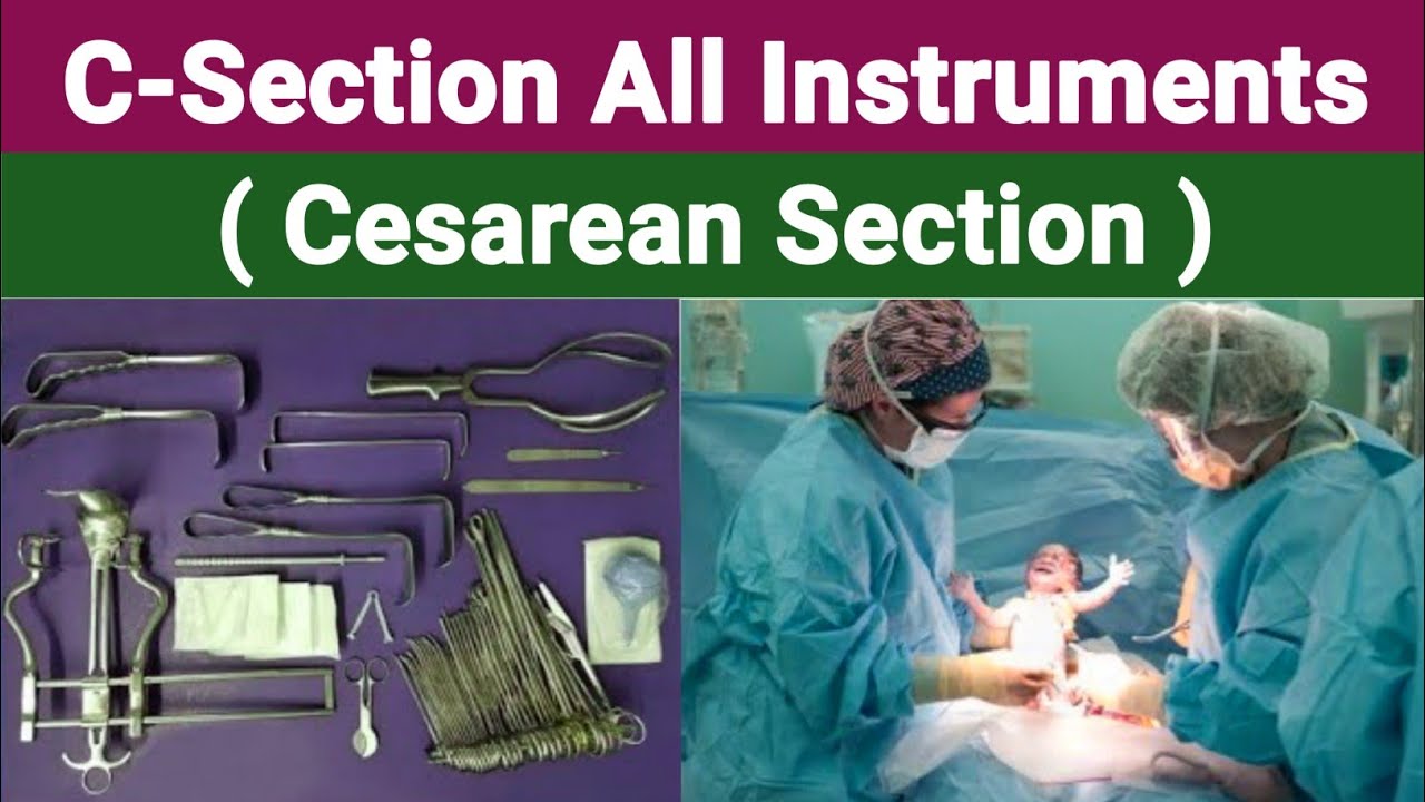 C-Section All Instruments With Names, Pictures And Uses | Cesarean ...