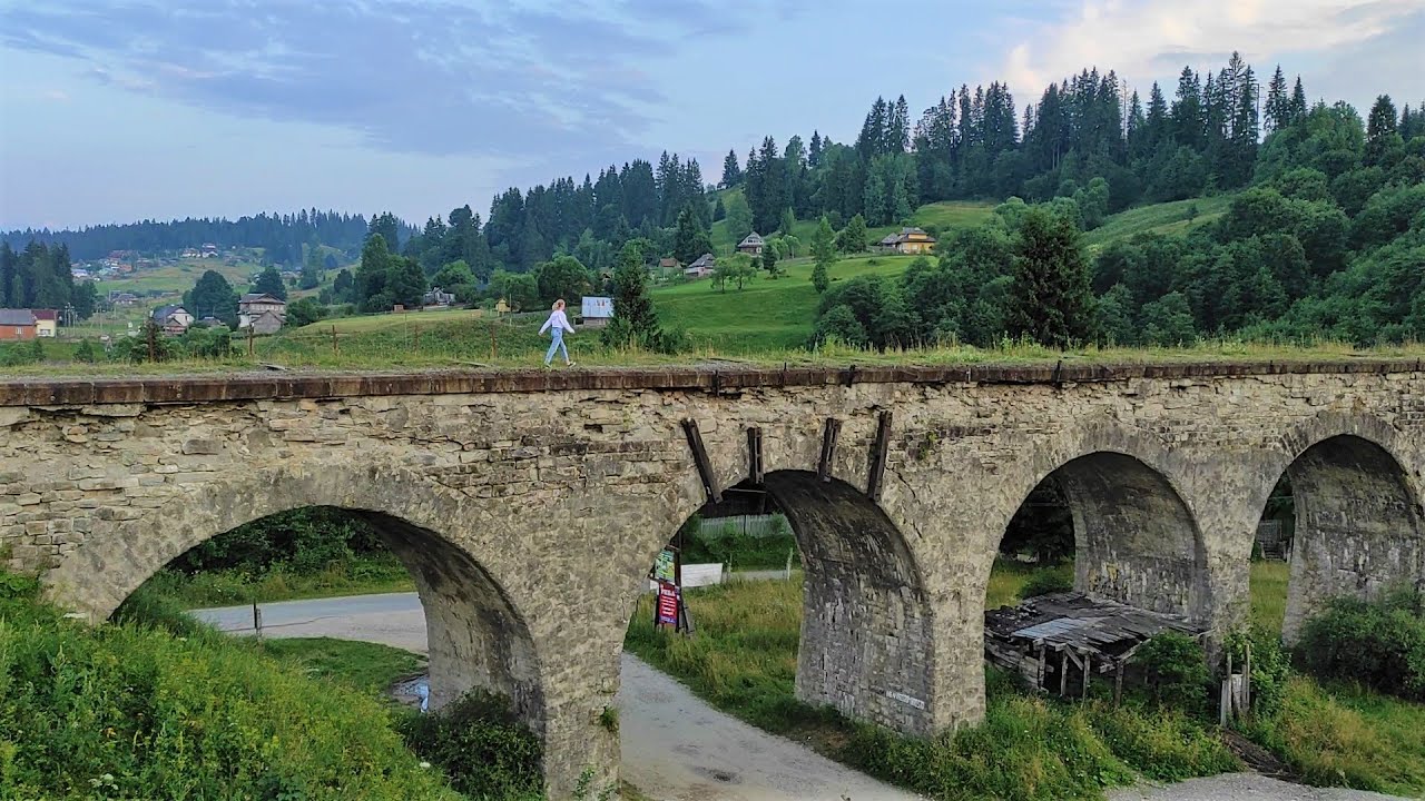 UKRAINE, Carpathians, Vorokhta, Walking Tour - YouTube