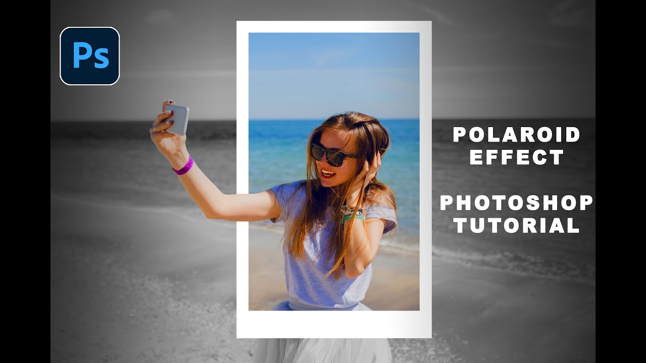 Polaroid effect / photoshop tutorial - YouTube