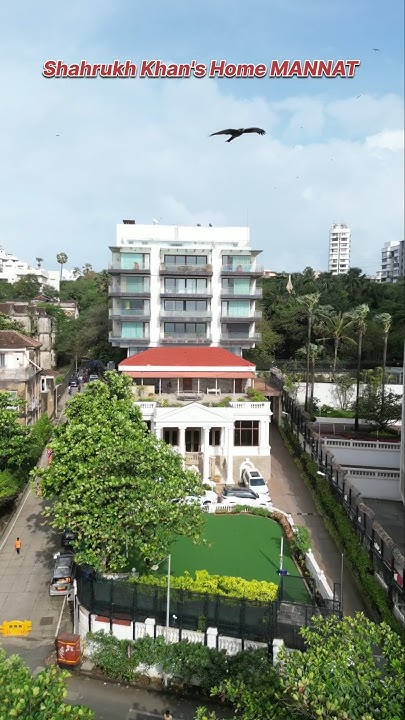 Shahrukh Khan's Home MANNAT, Bandra | Aerial View by Drone | #shahrukh_khan #mannat #bandra ...