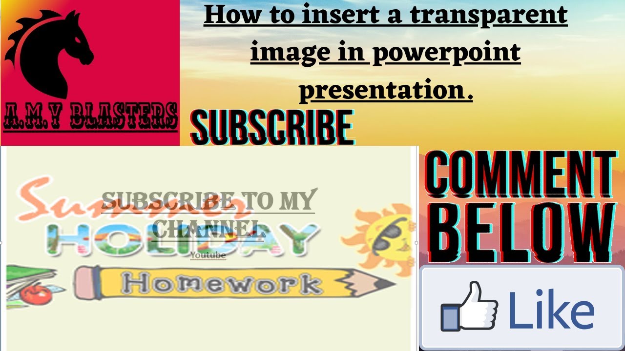 How To Insert A Transparent Image In Powerpoint Presentation SIMPLE How To Insert A Transparent Image In Powerpoint Presentation SIMPLE