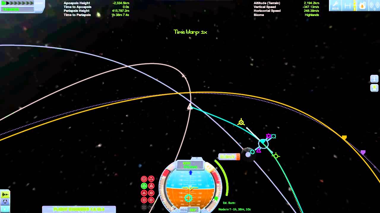 KSP Travel to Mun Space Shuttle in Sky - YouTube