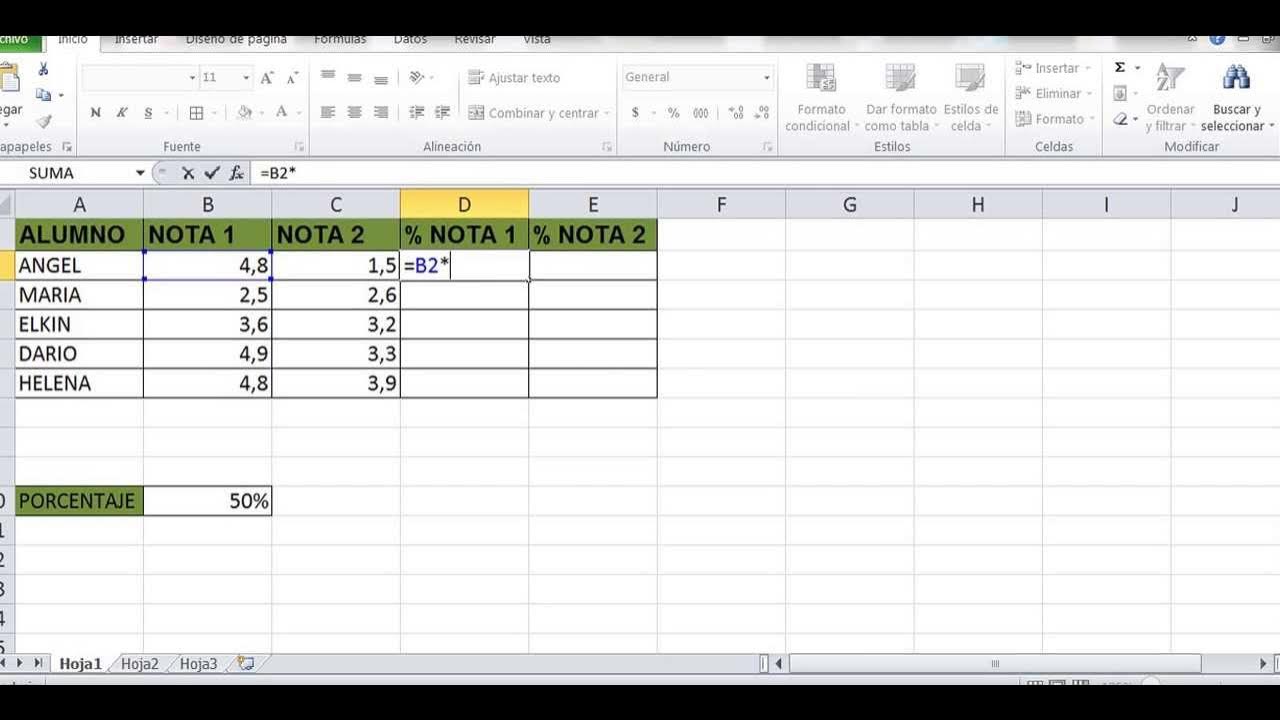 Anclar celda en excel - YouTube