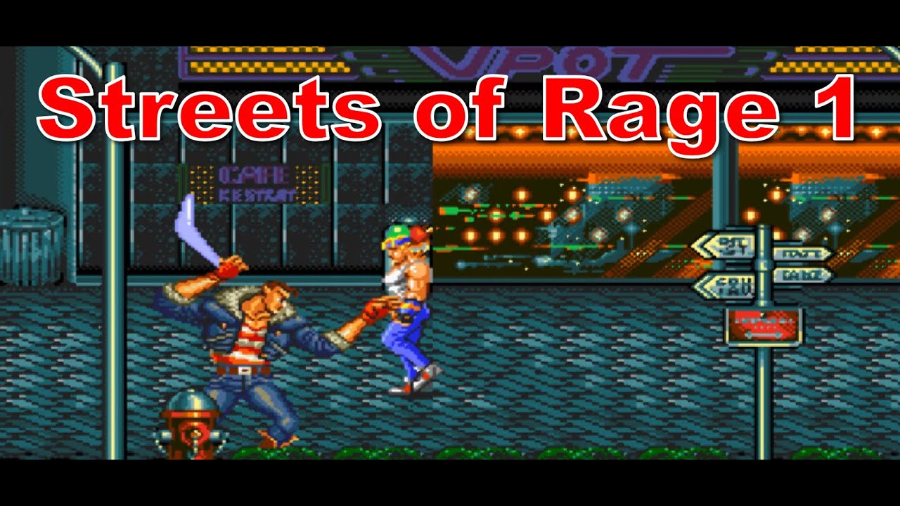 Streets of Rage 1 Sega Game (1991) - Retro Gaming Revival! - YouTube