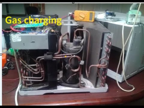 Window Ac Gas charging || ac gas charging || window ac gas refilling # ...