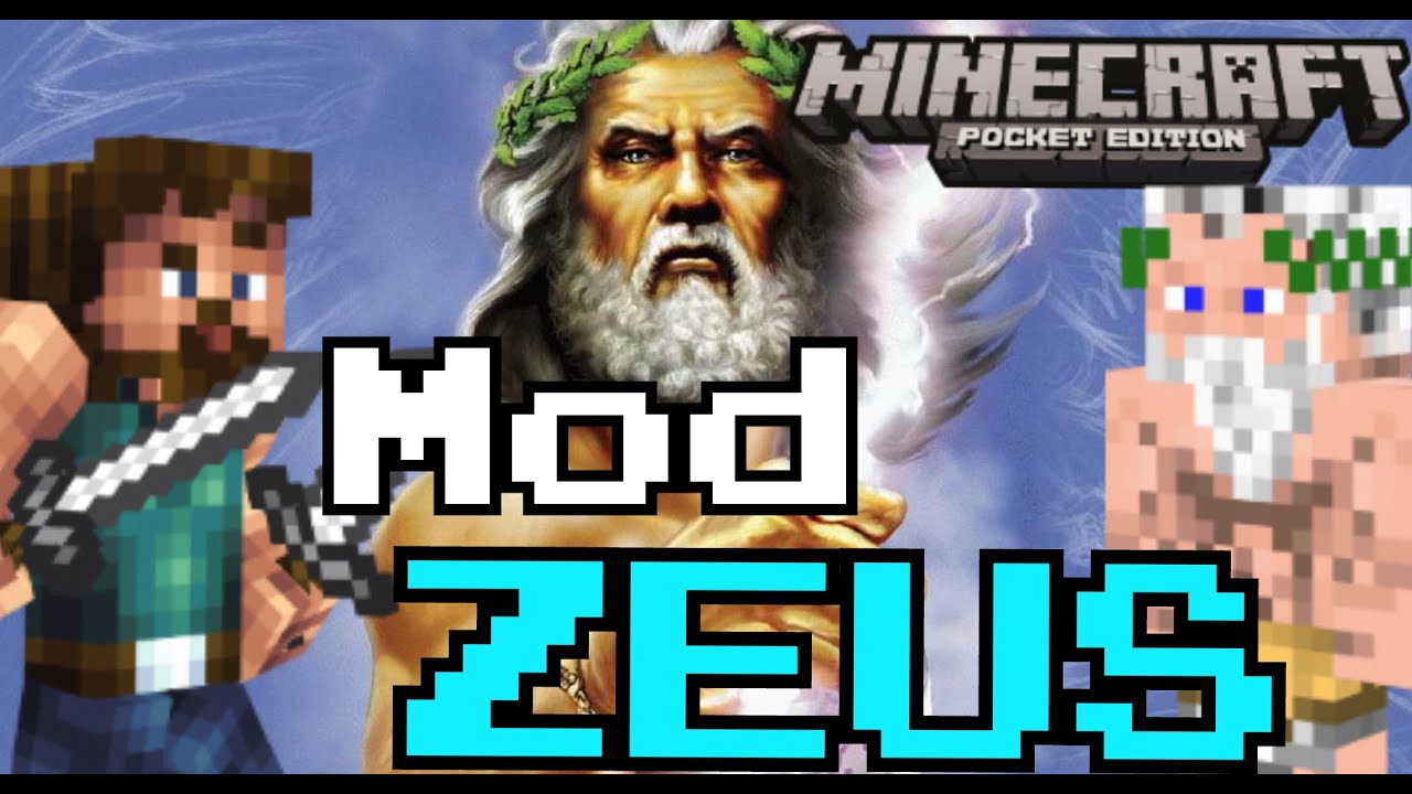 Mod Zeus Minecraft Pe 0 9 5 Youtube